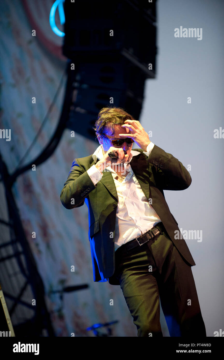 Concert of the Belgian band Daan at the Woosha festival (Belgium, 19/07 ...