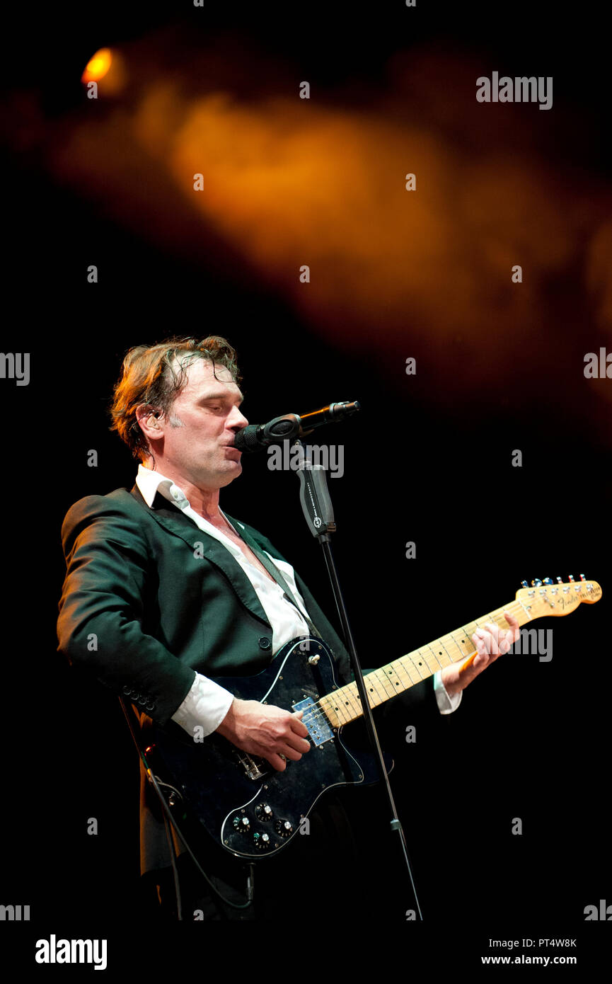 Concert of the Belgian band Daan at the Woosha festival (Belgium, 19/07 ...