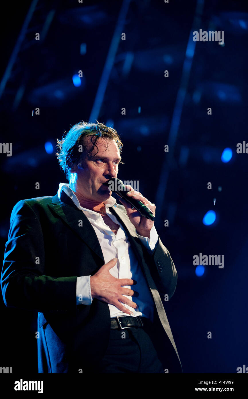 Concert of the Belgian band Daan at the Woosha festival (Belgium, 19/07 ...