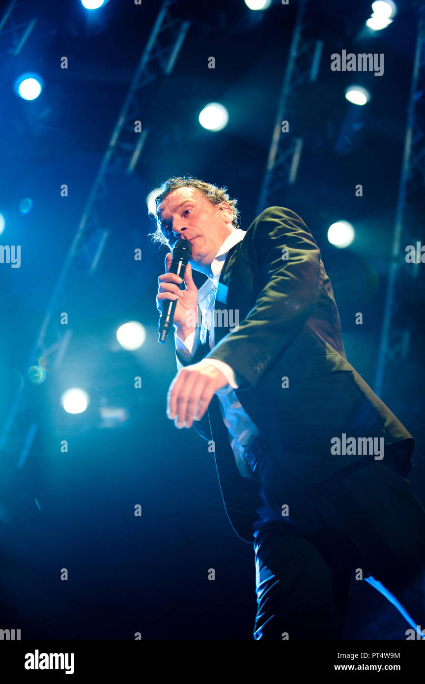 Concert of the Belgian band Daan at the Woosha festival (Belgium, 19/07 ...