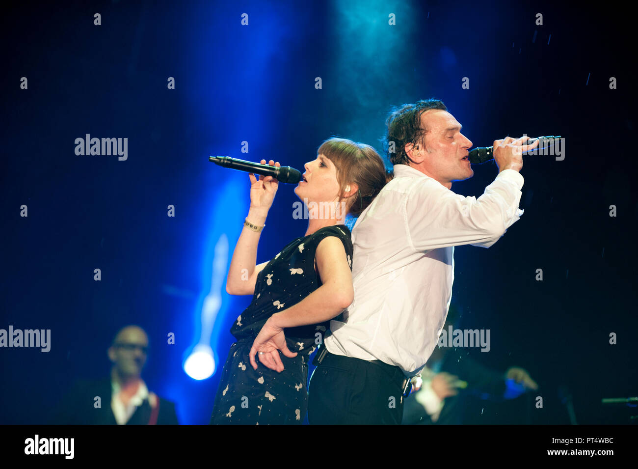 Concert of the Belgian band Daan at the Woosha festival (Belgium, 19/07 ...