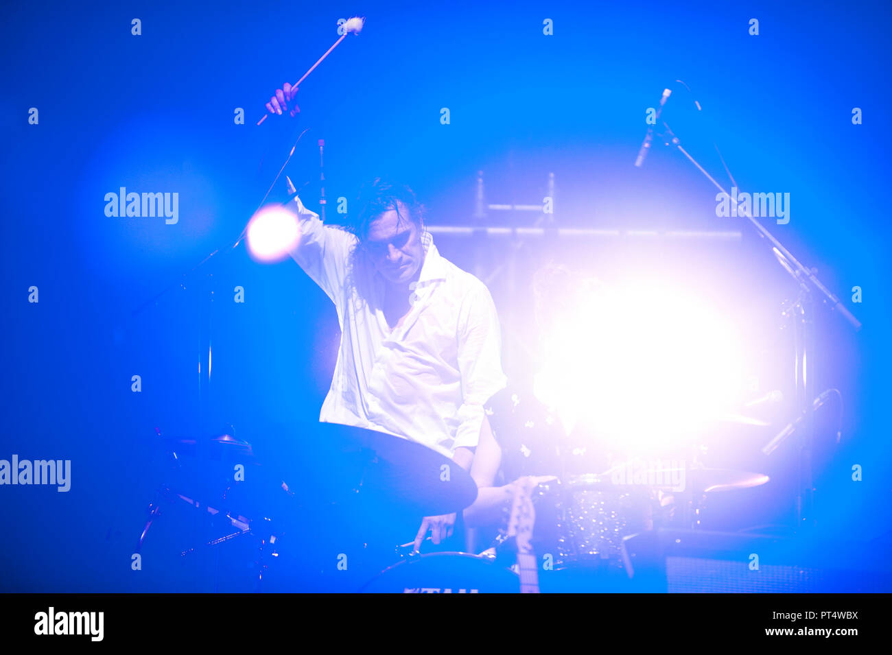 Concert of the Belgian band Daan at the Woosha festival (Belgium, 19/07 ...