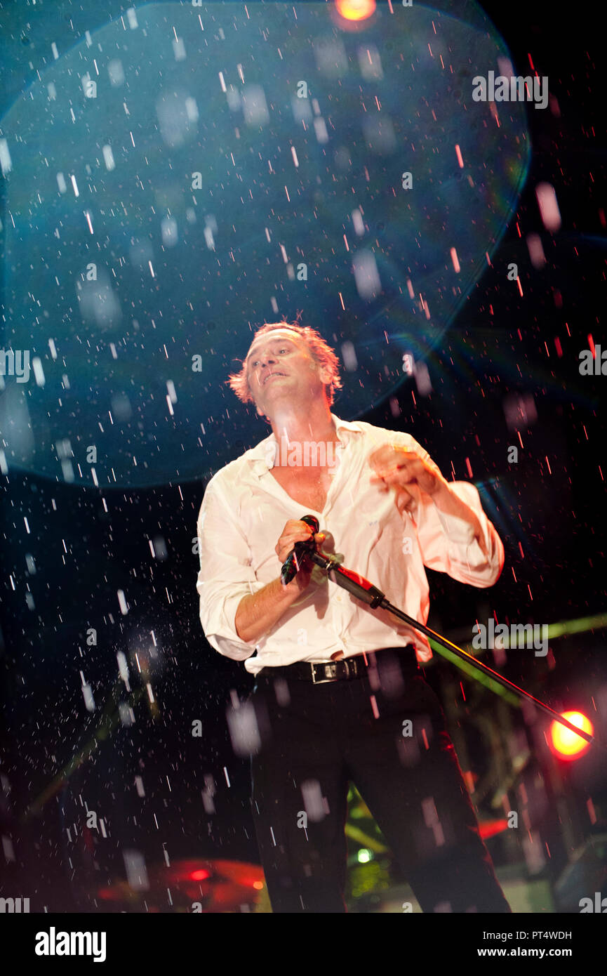 Concert of the Belgian band Daan at the Woosha festival (Belgium, 19/07 ...