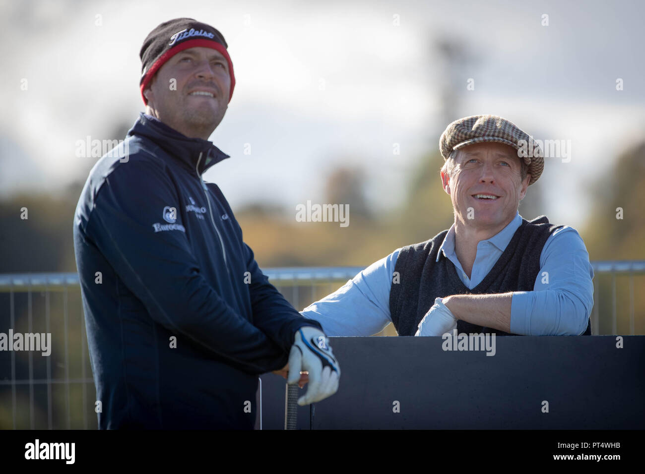 Playing partner david howell on 17th tee hi-res stock photography and ...