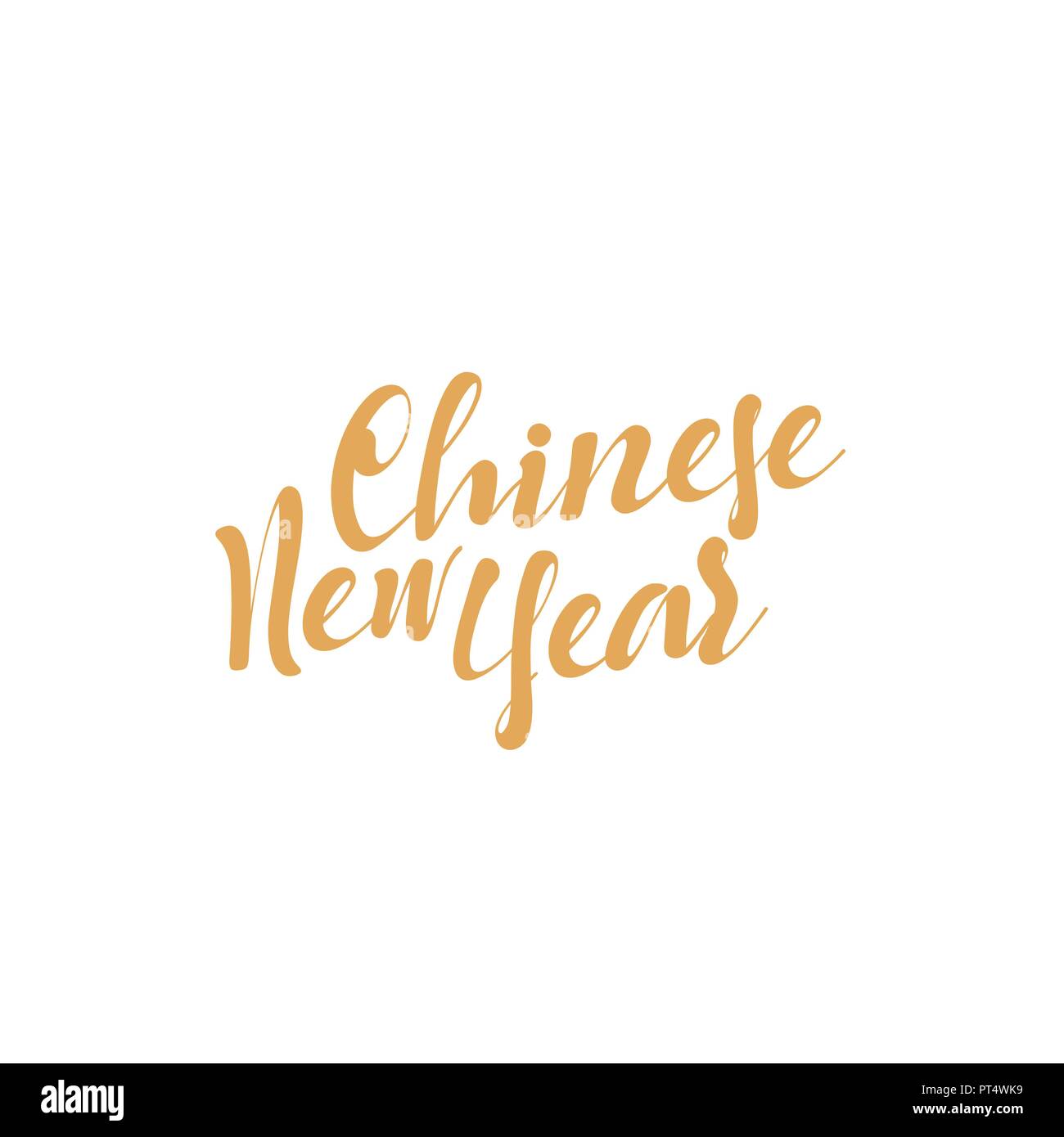 Chinese New Year lettering. Typography vector emblems text design ...