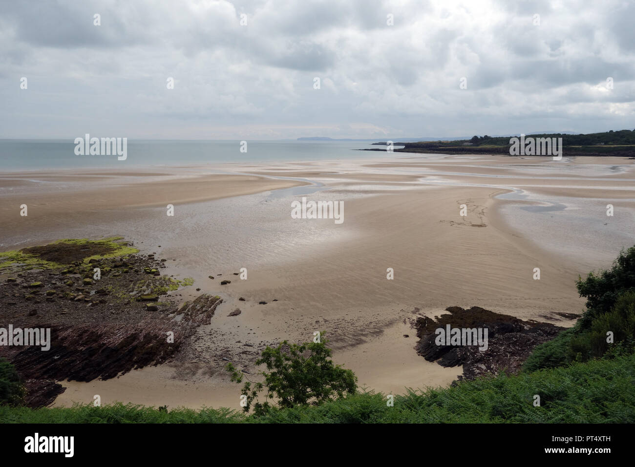 The Sands of Traeth Lligwy Beach on the Isle of Anglesey Coastal Path ...