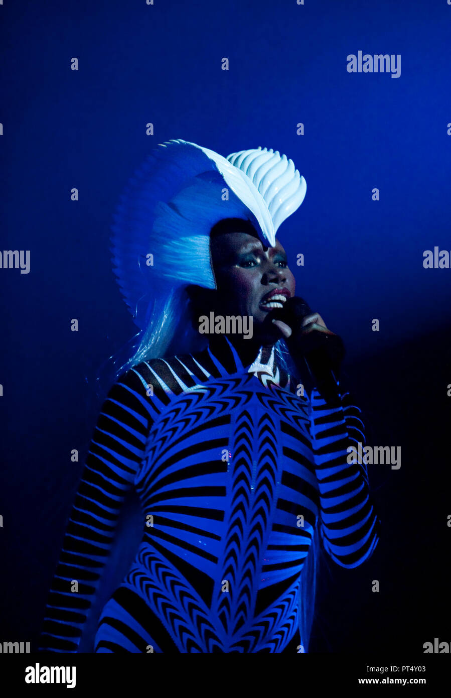 The premiere show of Grace Jones' new 2010 European concert tour in ...