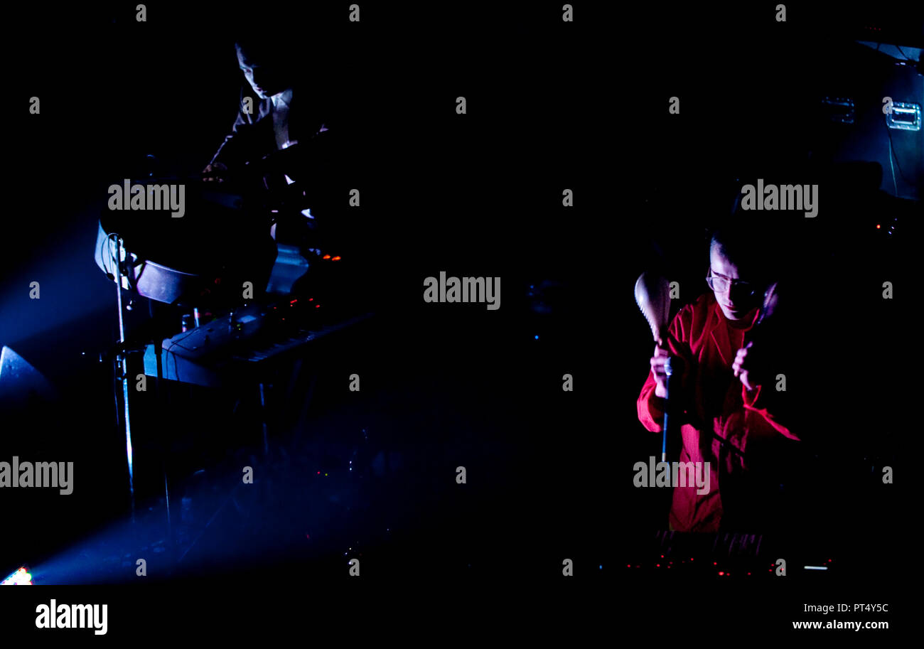 British electropop band Hot Chip in concert in the Ancienne Belgique ...