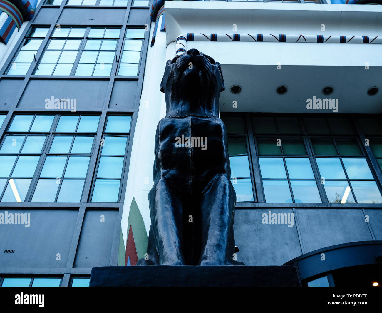 Black Cat Building Stock Photo - Alamy
