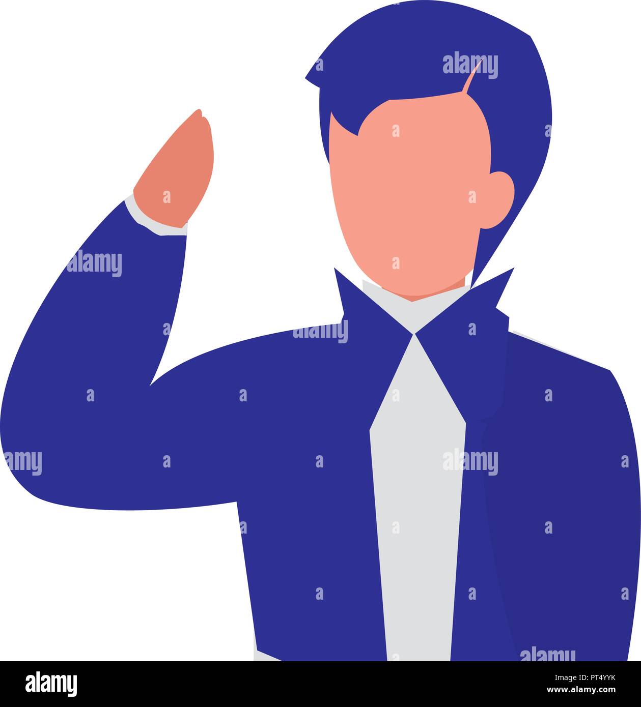 symphony orchestra director icon over white background, colorful design ...