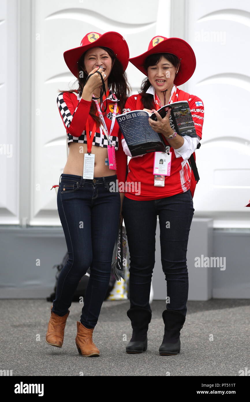 Suzuka, Japan. 6th Oct, 2018. Japanese Fans F1 : Japanese Formula One ...