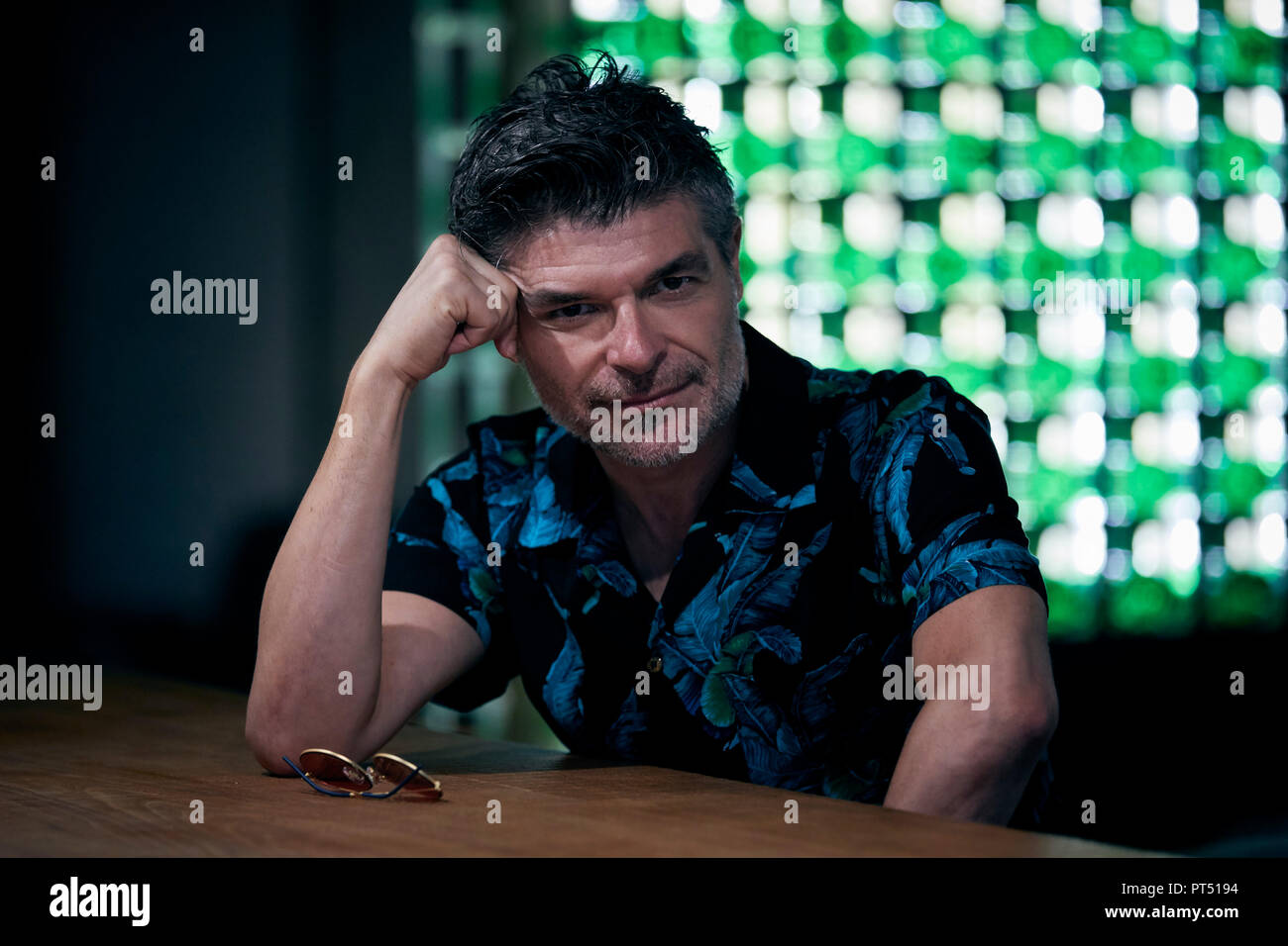 Spanish actor Nacho Guerreros during a portrait session in Madrid Stock ...