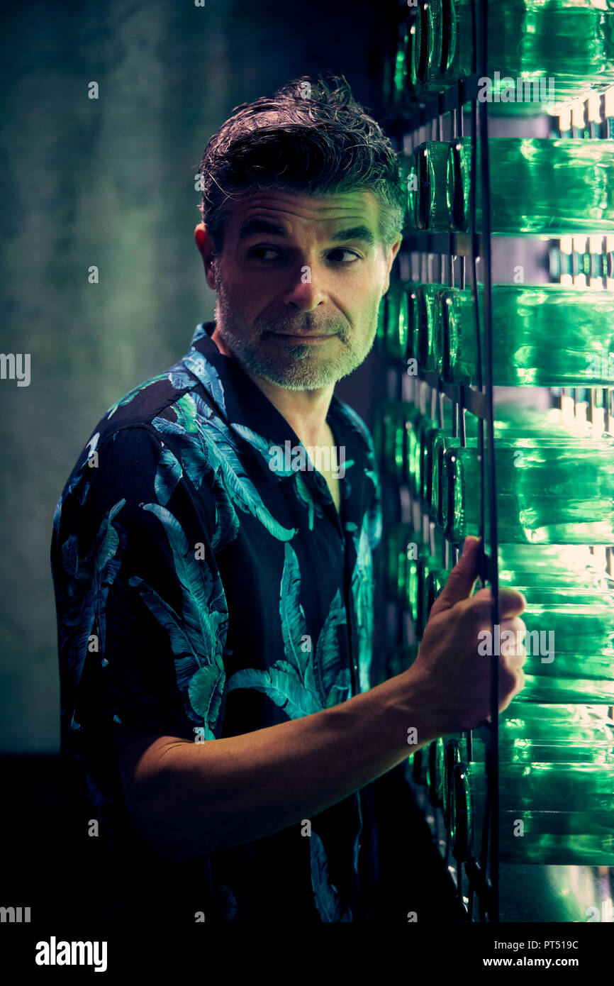 Spanish actor Nacho Guerreros during a portrait session in Madrid Stock ...