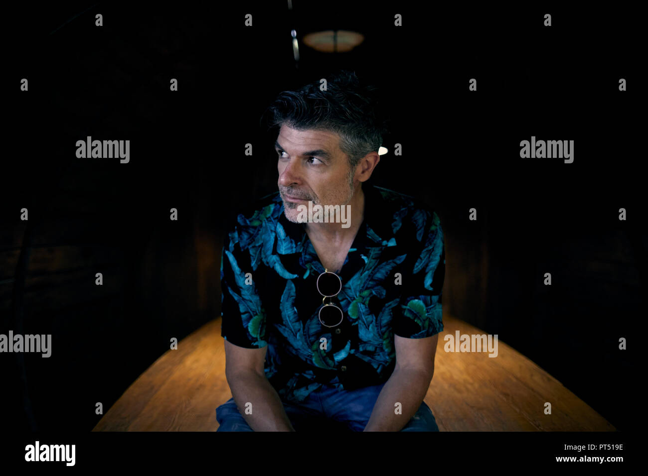 Spanish actor Nacho Guerreros during a portrait session in Madrid Stock ...