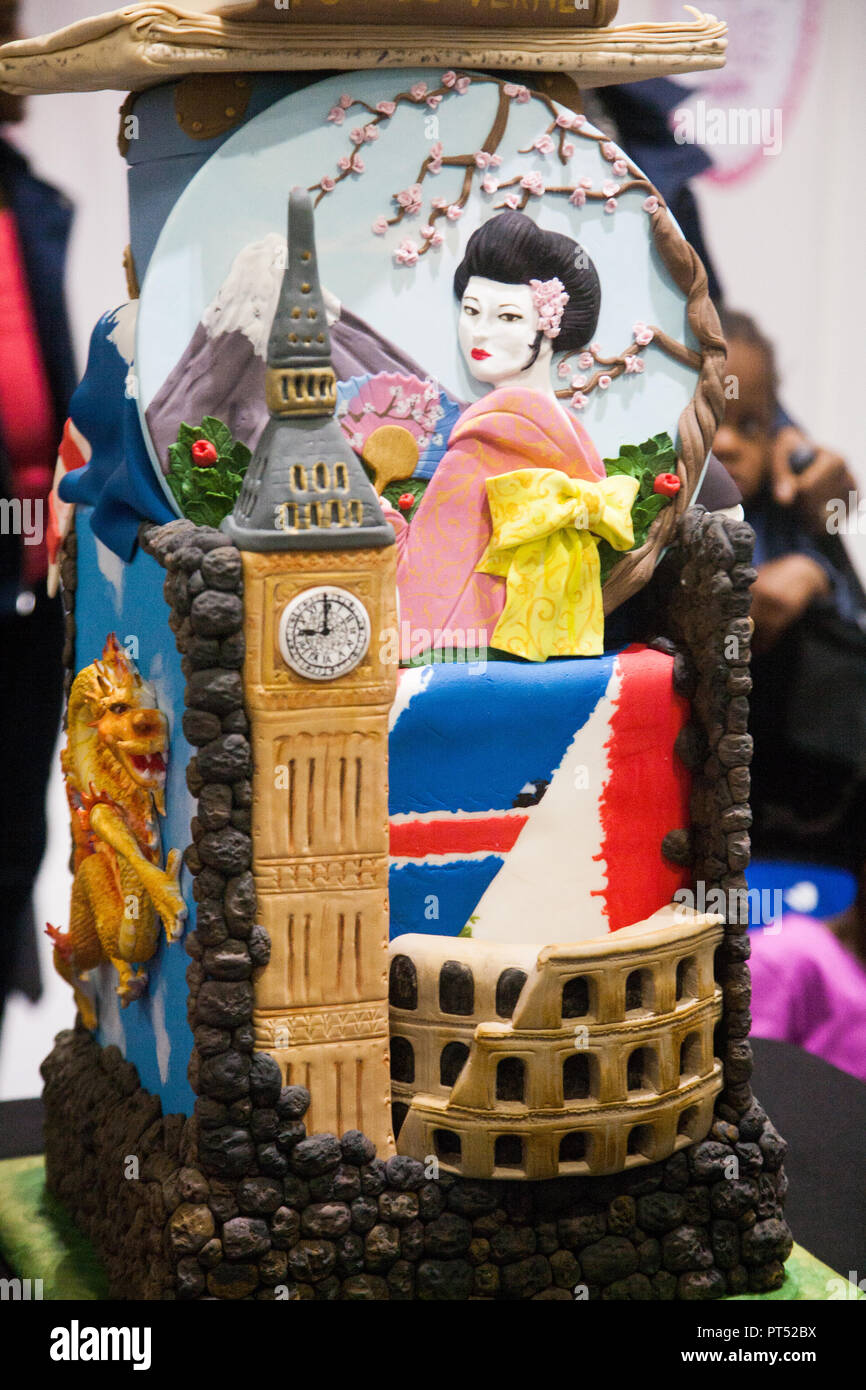London UK. 6th October 2018. Around the world in 80 cakes competition ...
