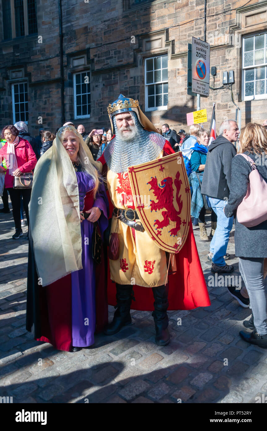Edinburgh, Scotland, UK. 6th October, 2018. Campaigners in support of ...