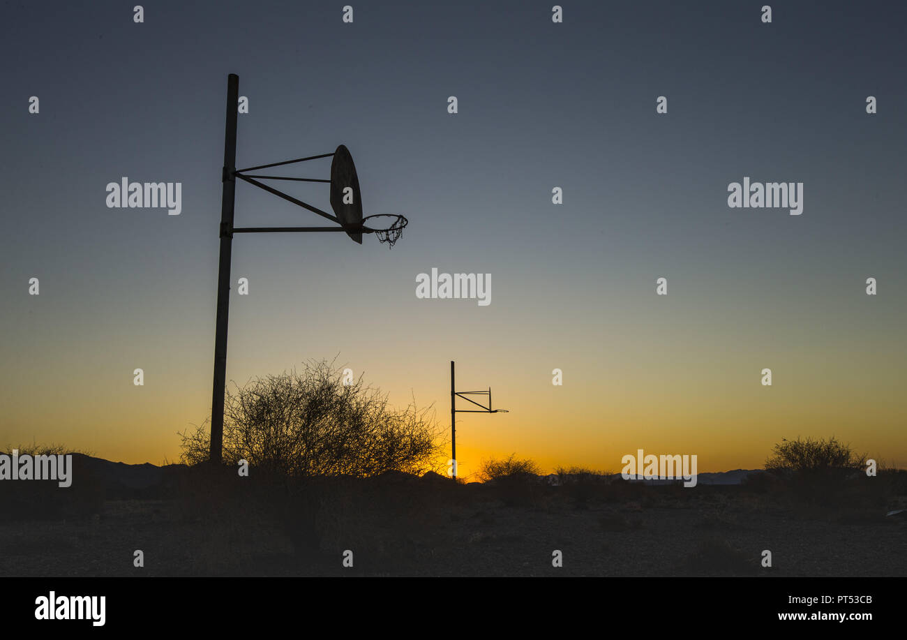 Old basketball court hi-res stock photography and images - Alamy