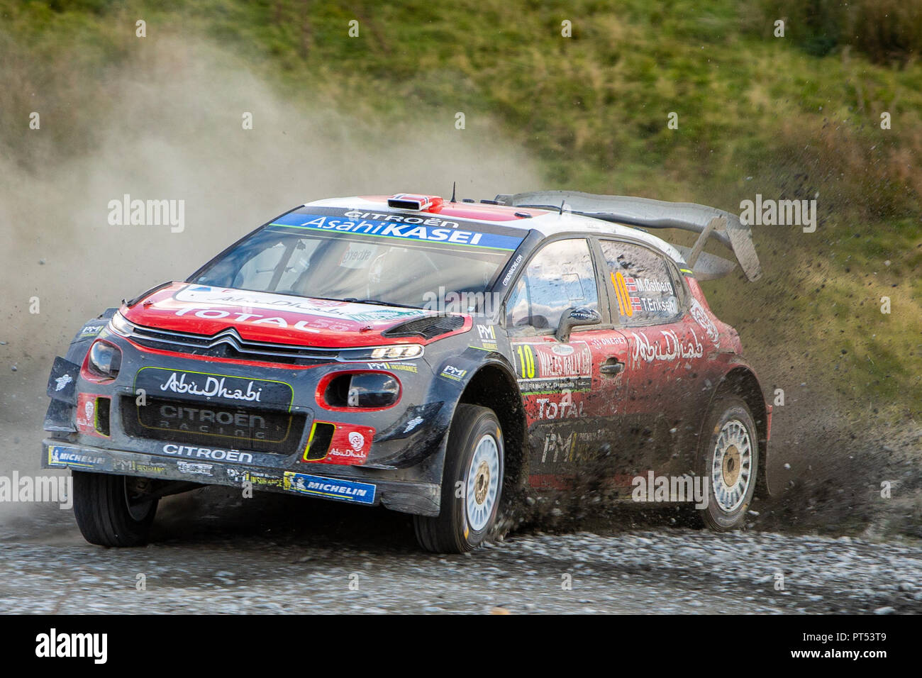Myherin, UK. 6th Oct, 2018. WRC Dayinsure Wales Rally GB, day 3 ...