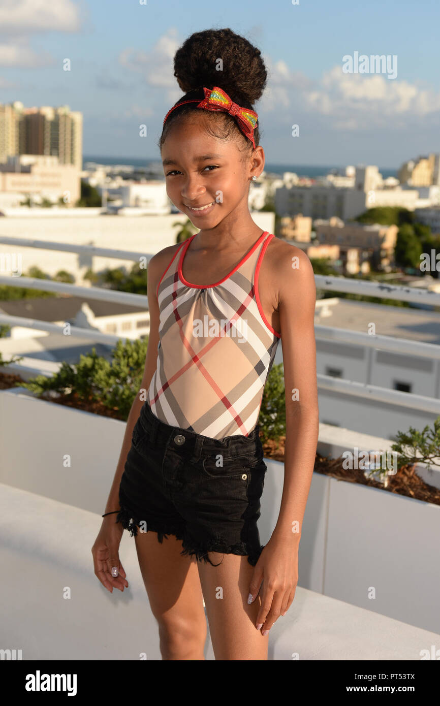 MIAMI BEACH, FL - OCTOBER 05: That Girl Lay Lay poses for a portrait ...