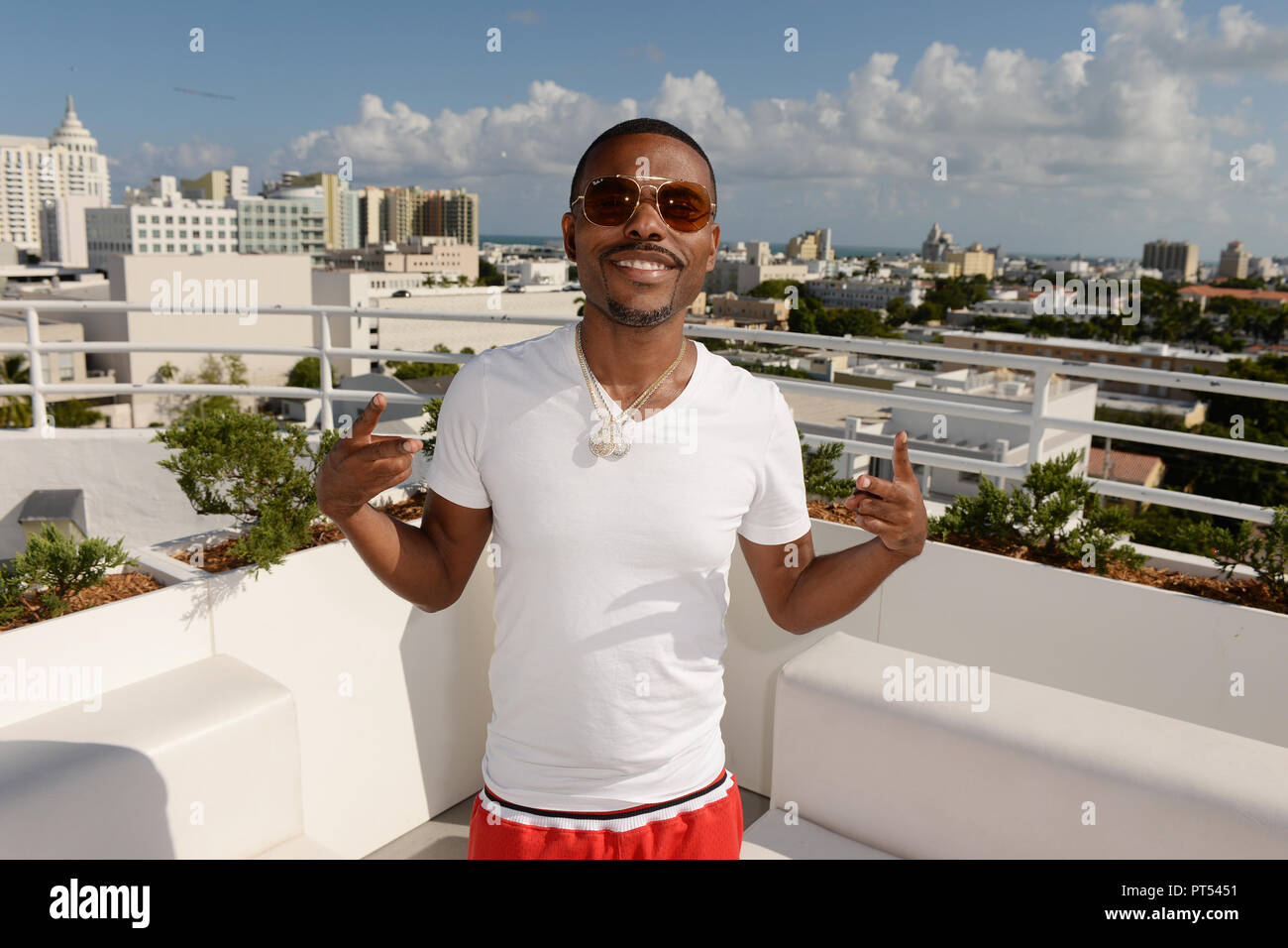 MIAMI BEACH, FL - OCTOBER 05: Lil Duval poses for a portrait during the ...