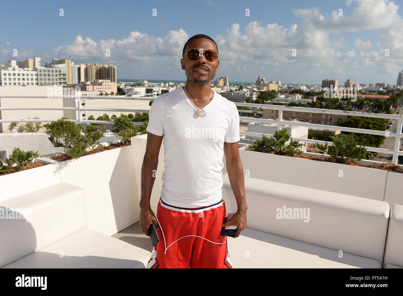 MIAMI BEACH, FL - OCTOBER 05: Lil Duval poses for a portrait during the ...