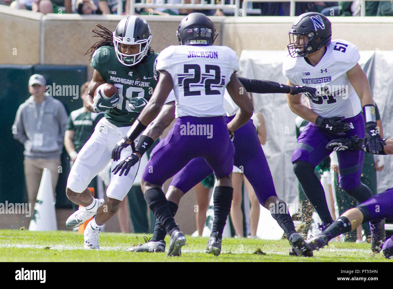 East Lansing, Michigan, USA. 6th Oct, 2018. Michigan State wide ...