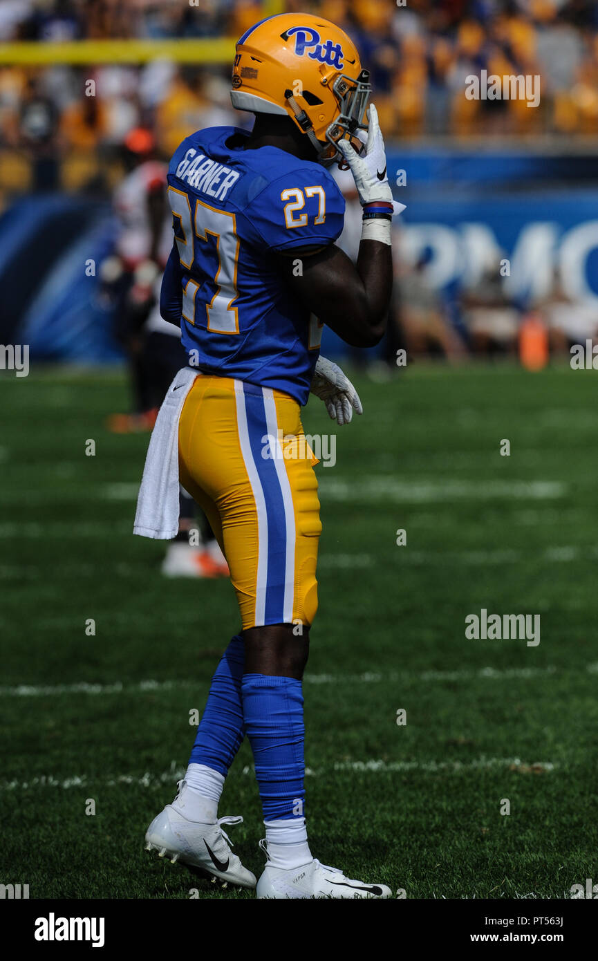 Pittsburgh, PA, USA. 6th Oct, 2018. Nasarius Fagan #27 during the Pitts ...