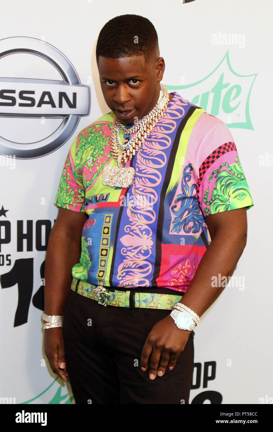 Miami, FL, USA. 6th Oct, 2018. Black Youngsta at the 2018 BET Hip Hop ...