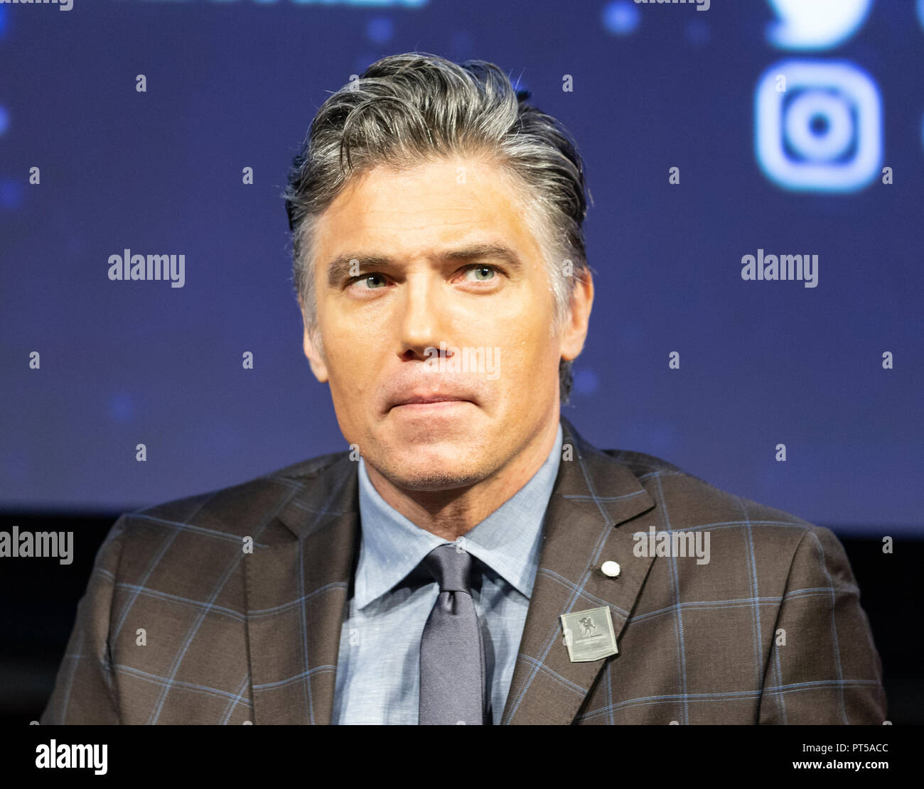New York, NY - October 6, 2018: Anson Mount attends Star Trek ...