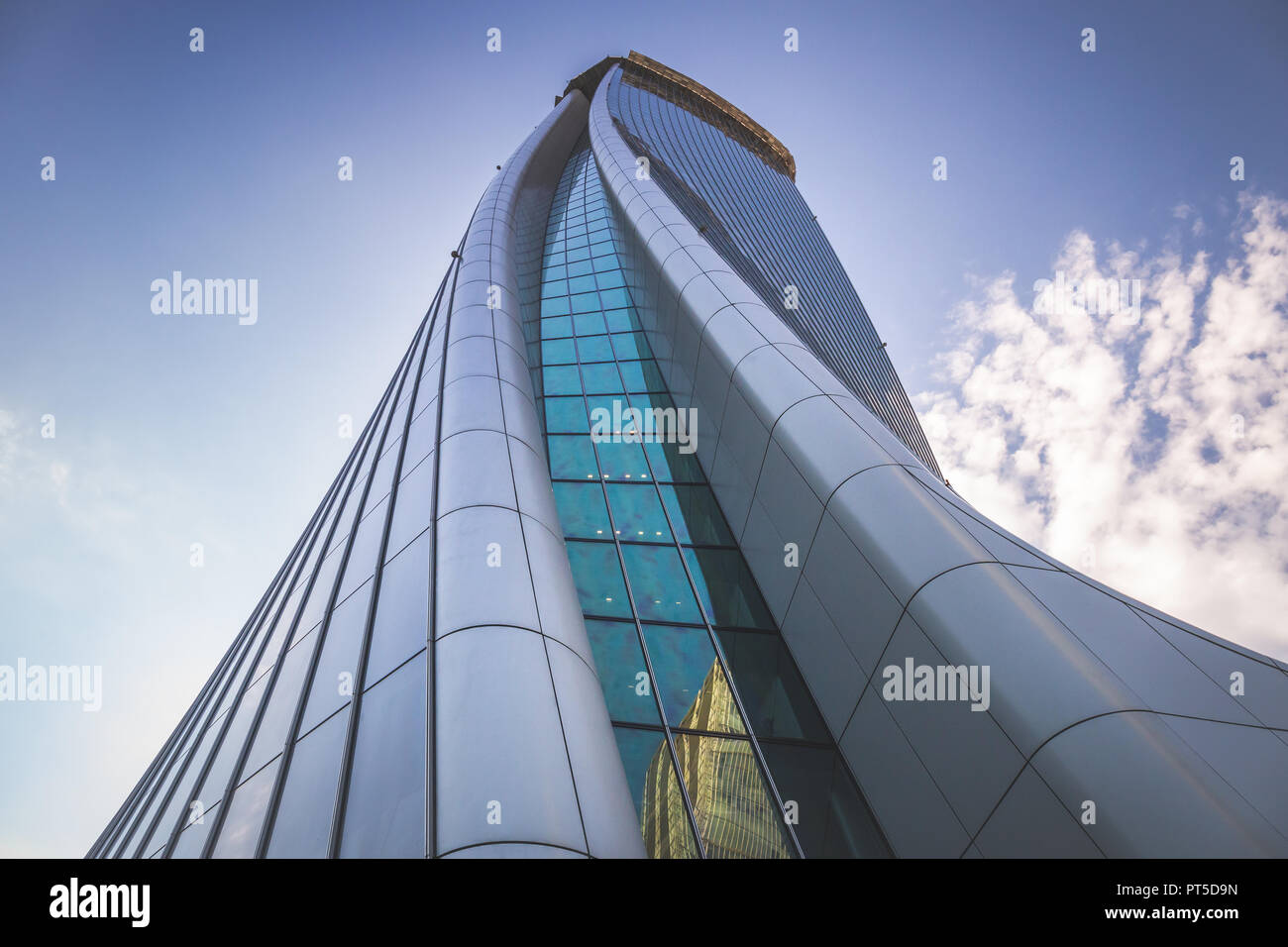 Generali Tower or Hadid Tower, Giulio Cesare Square, Milan, Lombardy ...