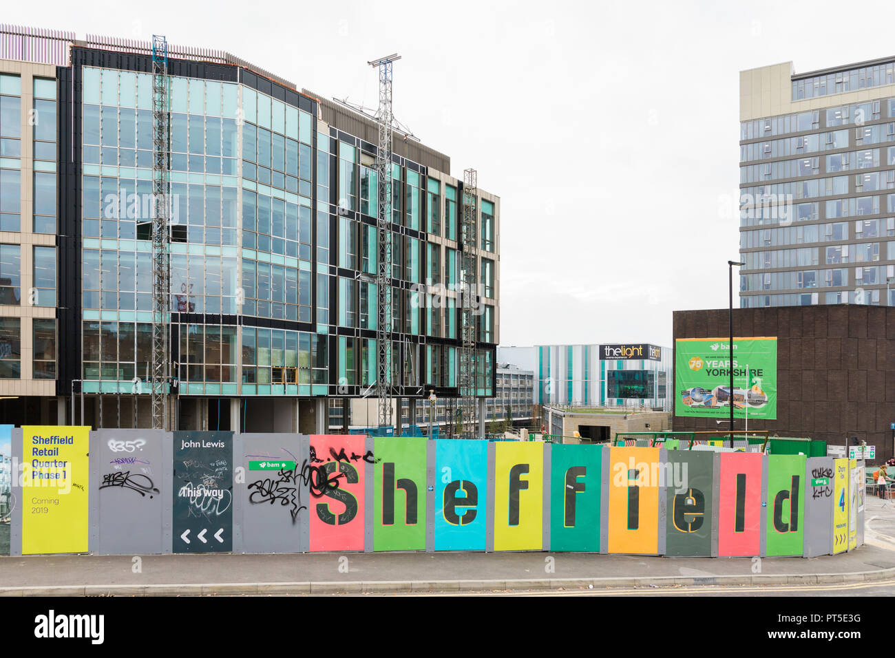 Sheffield city centre Retail Quarter, formerly Sevenstone redevelopment ...