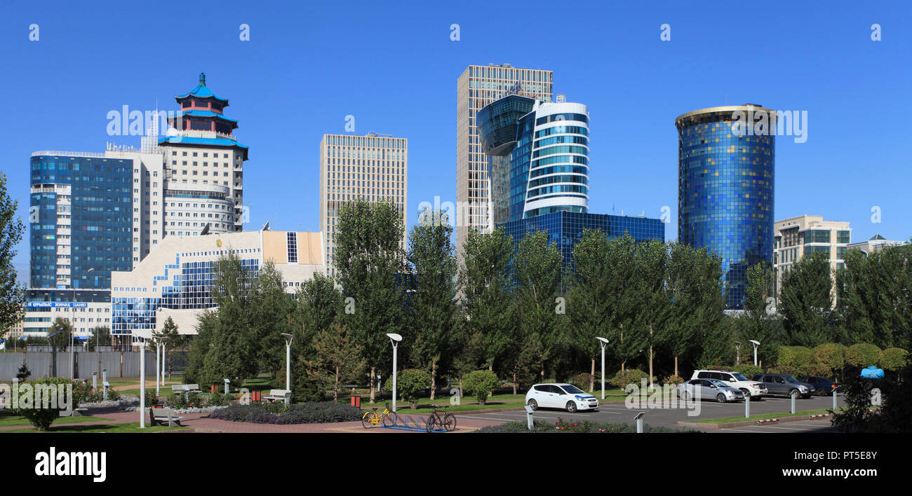 Kazakhstan; Astana, skyline, modern architecture Stock Photo - Alamy