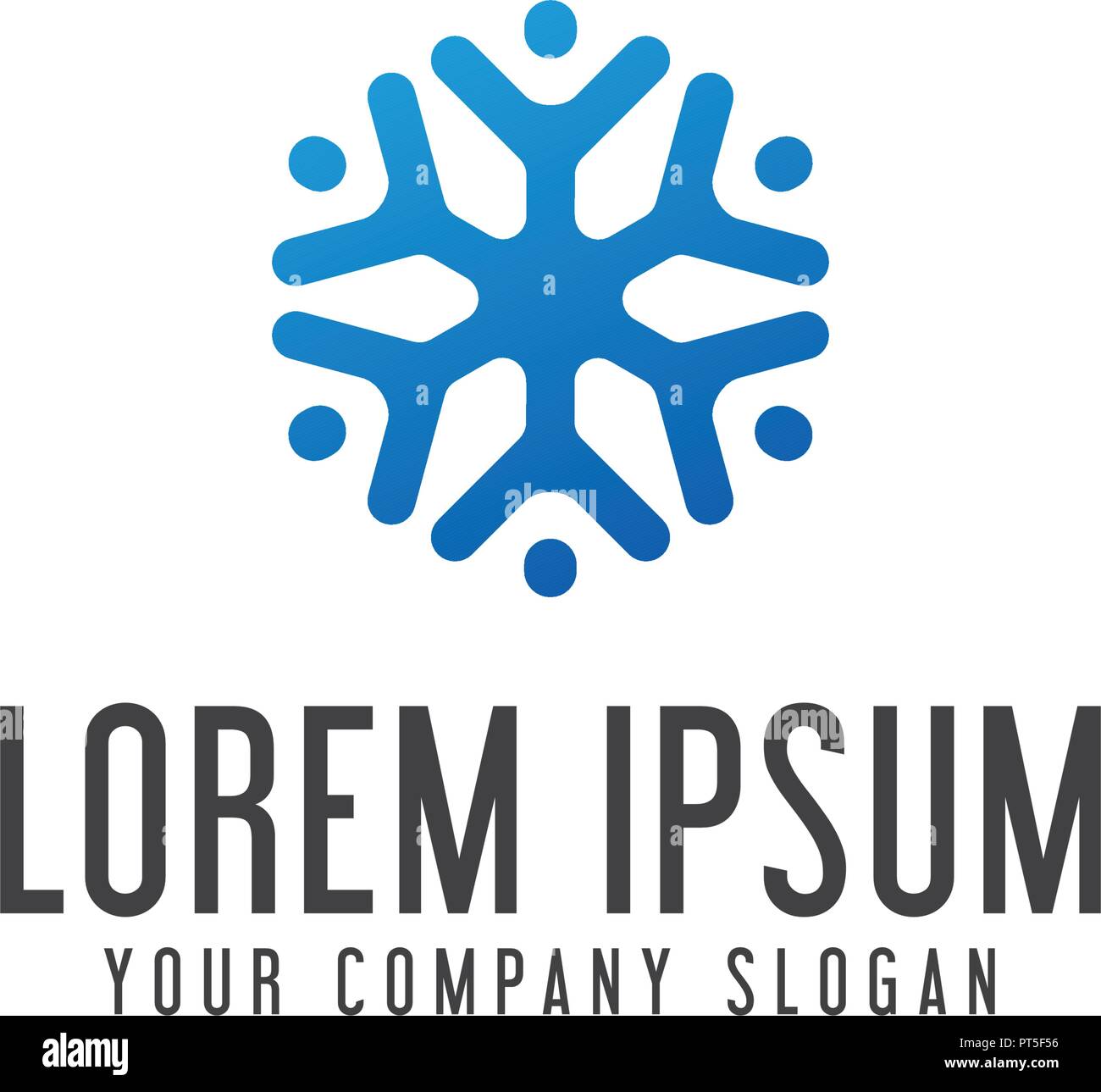 people network partners logo design concept template Stock Vector Image ...