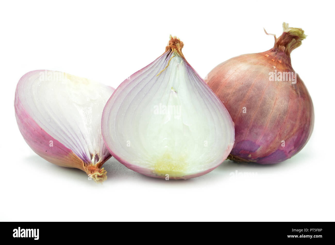 Shallot isolated on white background. Vegetable concept Stock Photo - Alamy