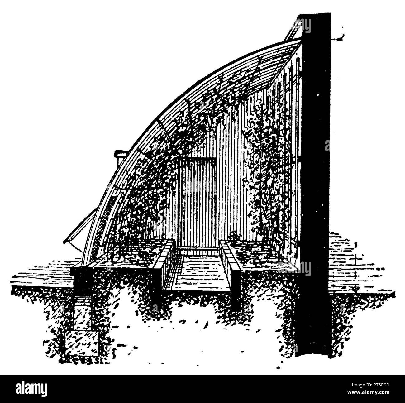 Vintage old house arched Cut Out Stock Images & Pictures - Alamy