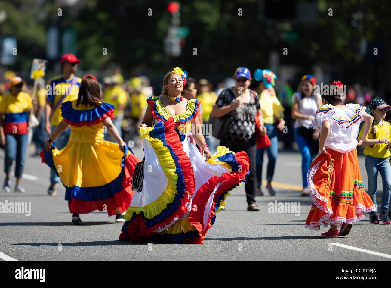 Washington, D.C., USA - September 29, 2018: The Fiesta DC Parade ...