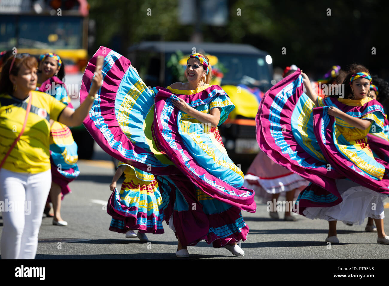 Washington, D.C., USA - September 29, 2018: The Fiesta DC Parade ...