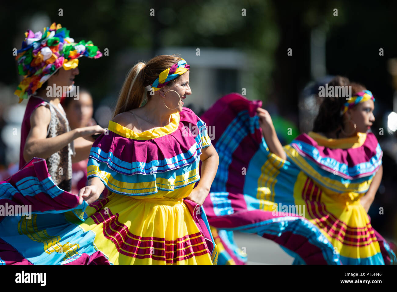 Washington, D.C., USA - September 29, 2018: The Fiesta DC Parade ...