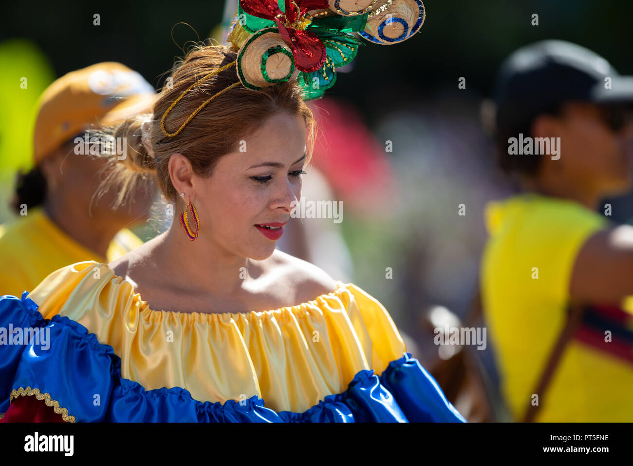 Washington, D.C., USA - September 29, 2018: The Fiesta DC Parade ...