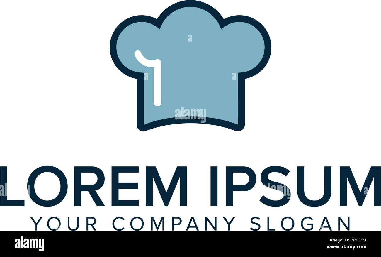 Chef hat logo design concept template Stock Vector Image & Art - Alamy