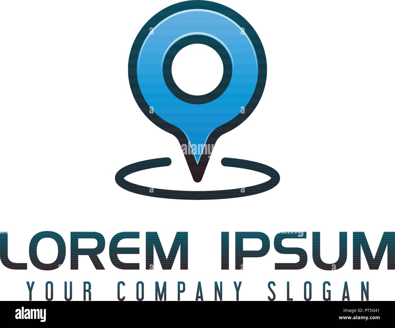 map location logo design concept template Stock Vector Image & Art - Alamy