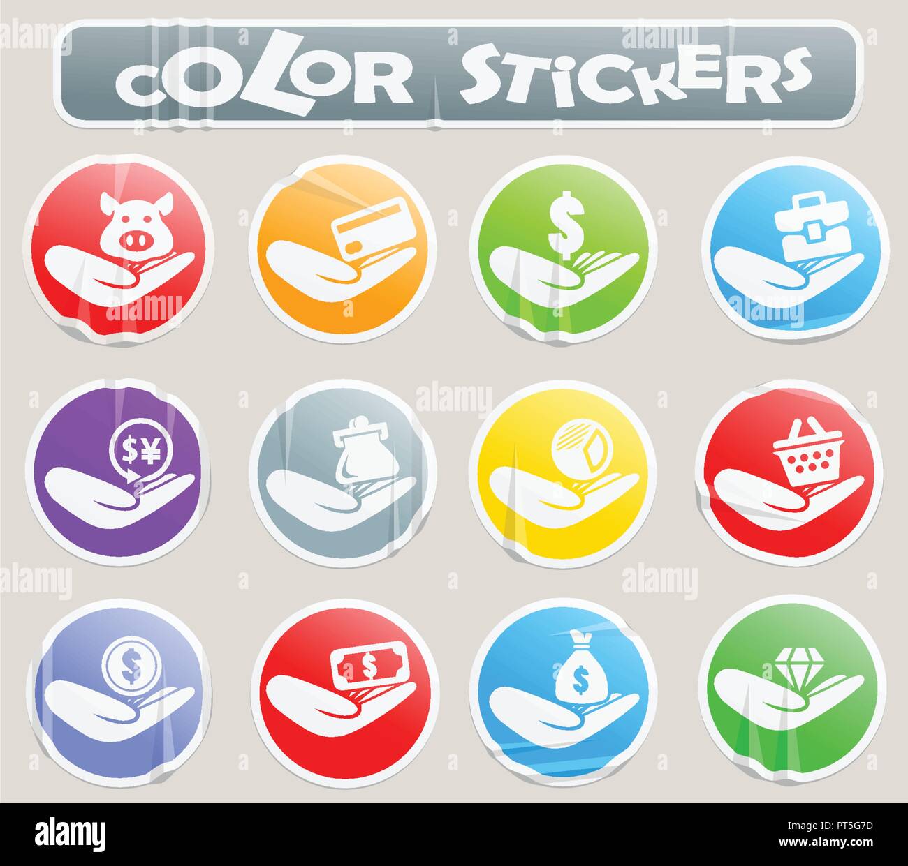 Money crumpled Stock Vector Images - Alamy