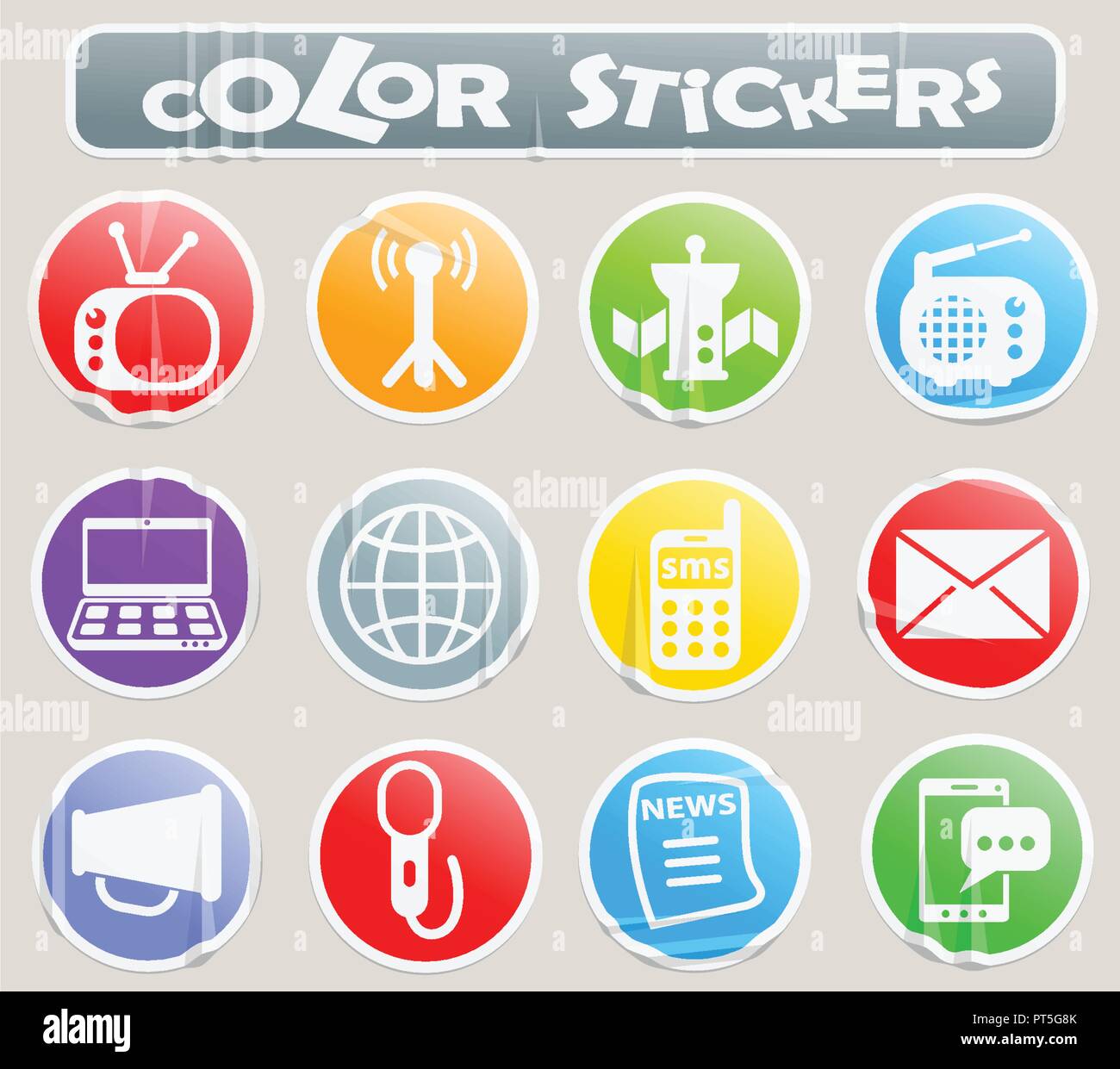 Crumpled newspaper Stock Vector Images - Alamy