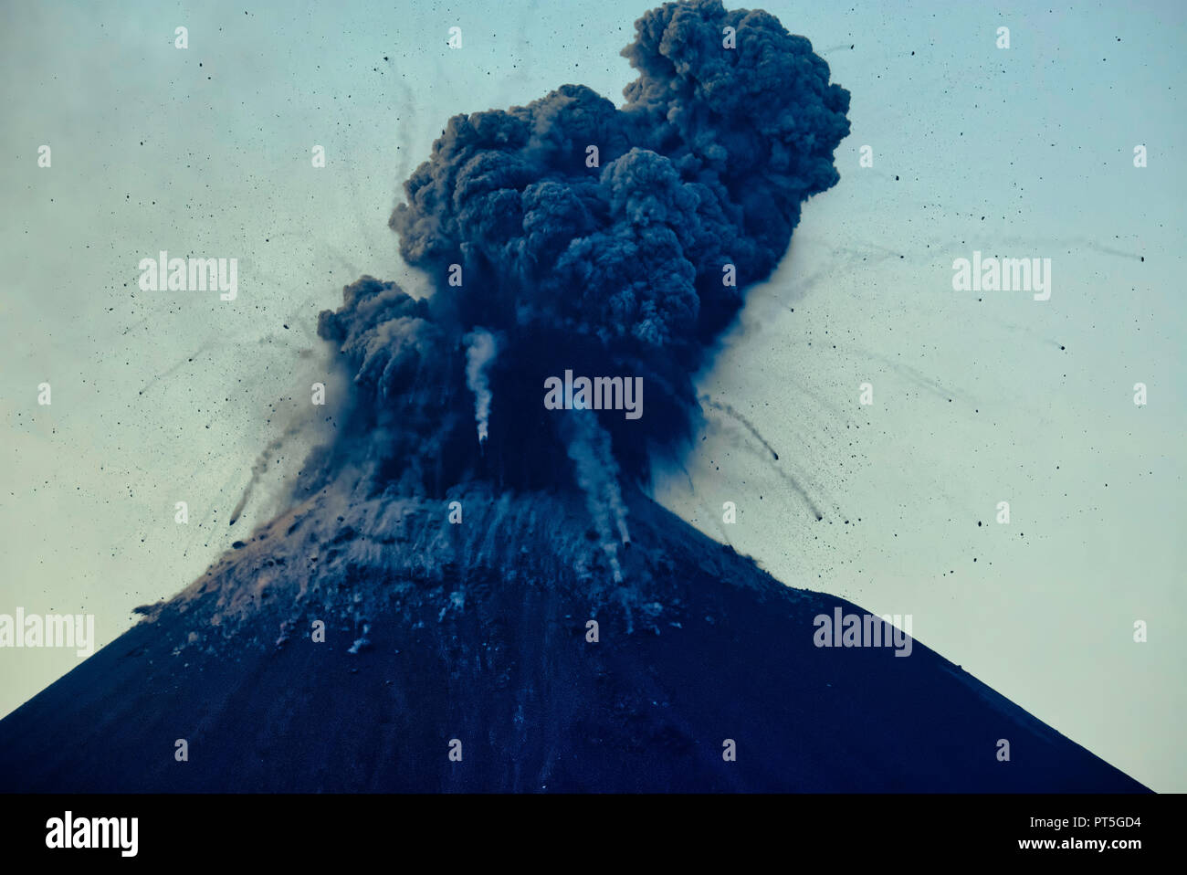 Anak Krakatua volcano has rumbled back to life in recent weeks ...