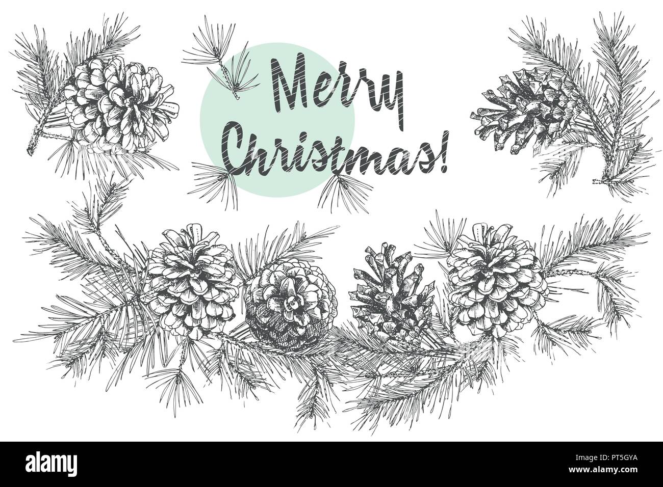 Vintage winter background invitations Stock Vector Images - Alamy