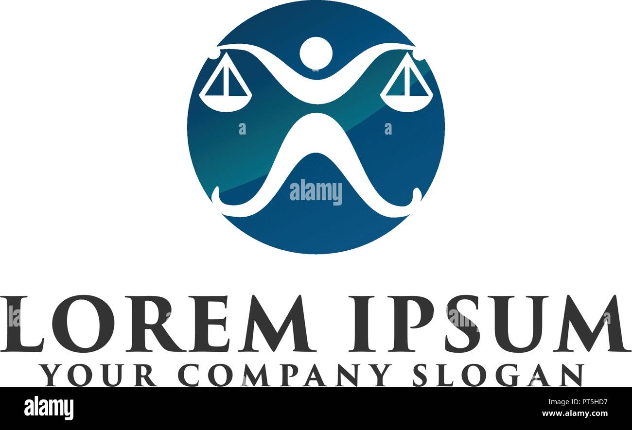 Attorney law logo design Stock Vector Images - Alamy