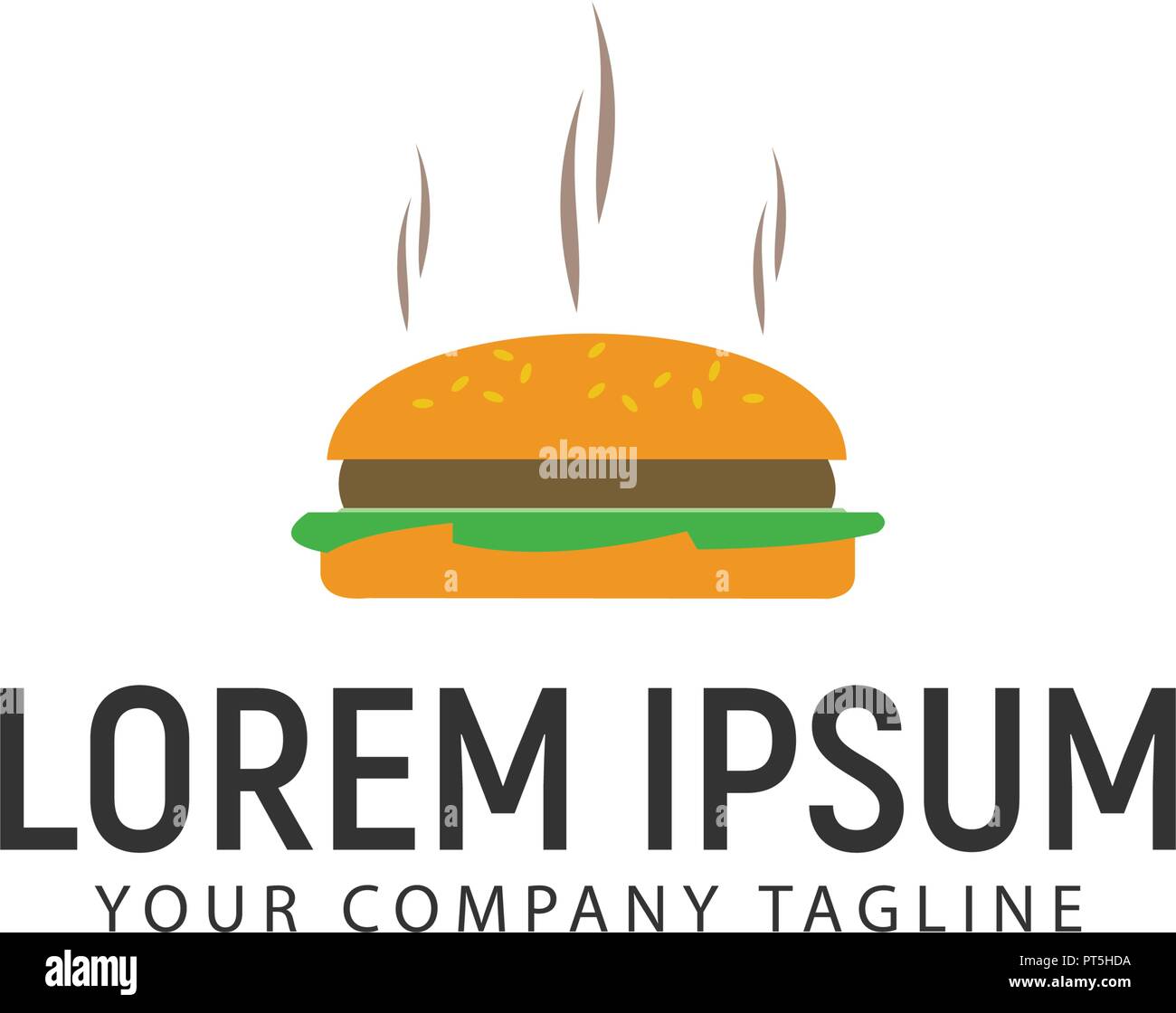 Burger shop logo Stock Vector Images - Alamy