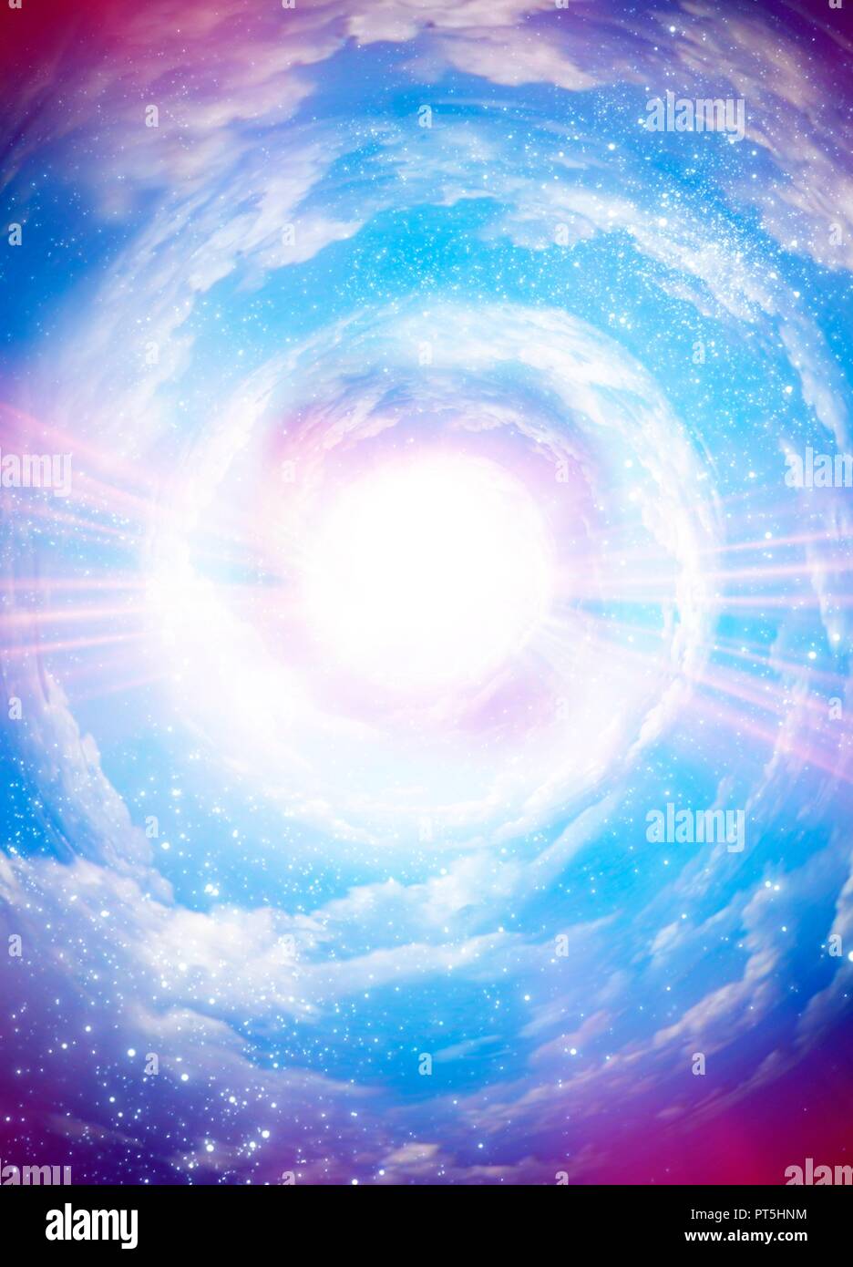 Bright light, abstract space illustration Stock Photo - Alamy