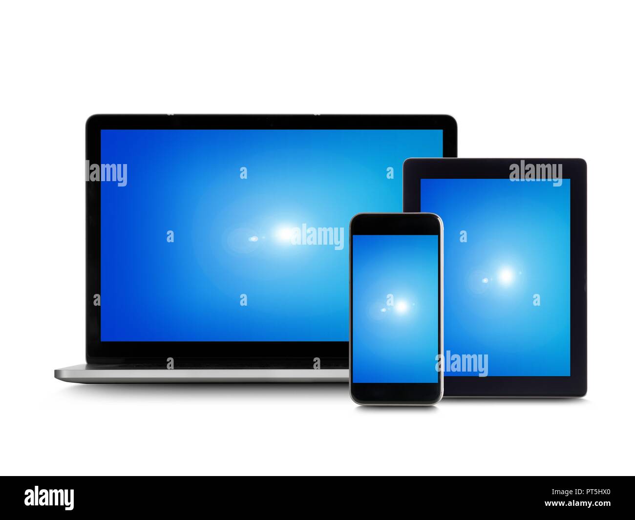 Blue digital screens hi-res stock photography and images - Alamy