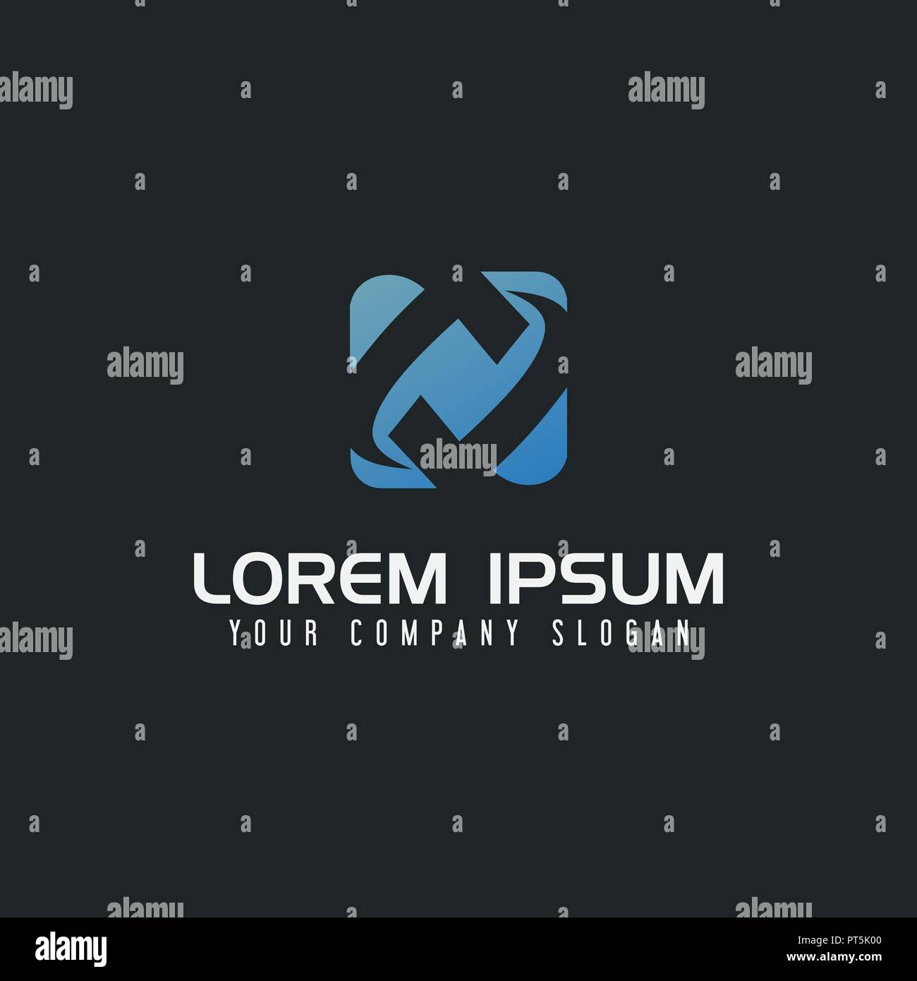 letter T technology logo design concept template Stock Vector Image ...